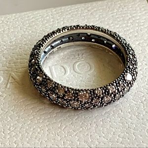 Pandora | Jewelry | Pandora Sterling Silver Cosmic Star Pave | Poshmark